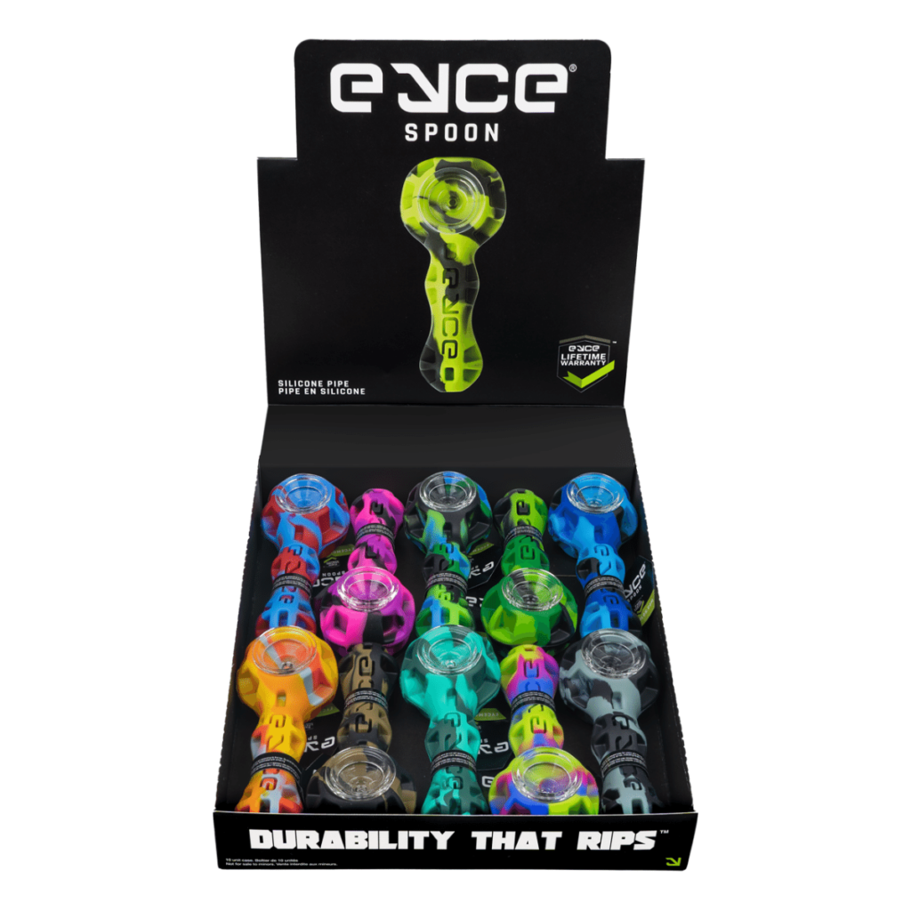 Eyce Spoon 10 Unit POP Display – Assorted Colors - Wild Green Canada